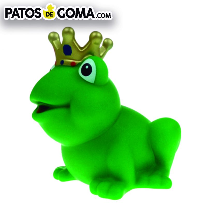 Pato de goma Rey Rana - PatosdeGoma.com