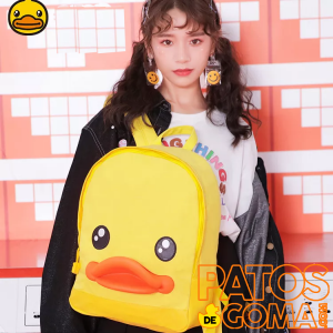 Mochila colegio pato 42 cm - PatosdeGoma.com