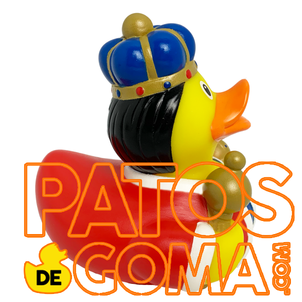 Pato de goma REY - PatosdeGoma.com